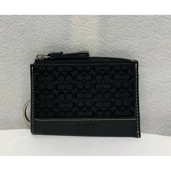Coach | Bags | Vintage Coach Mini Skinny Keychain Case Wallet Coin ...